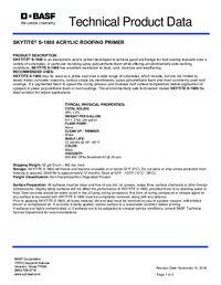 Downloads - Product Technical Info | BASF SPF for Architects